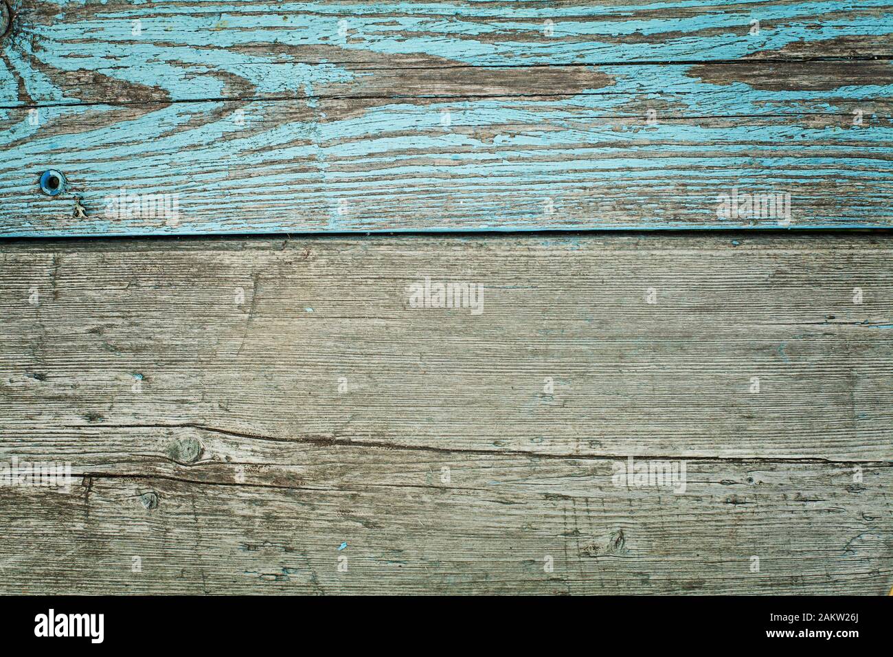 Rustic Old blue wooden background. wood planks Stock Photo - Alamy
