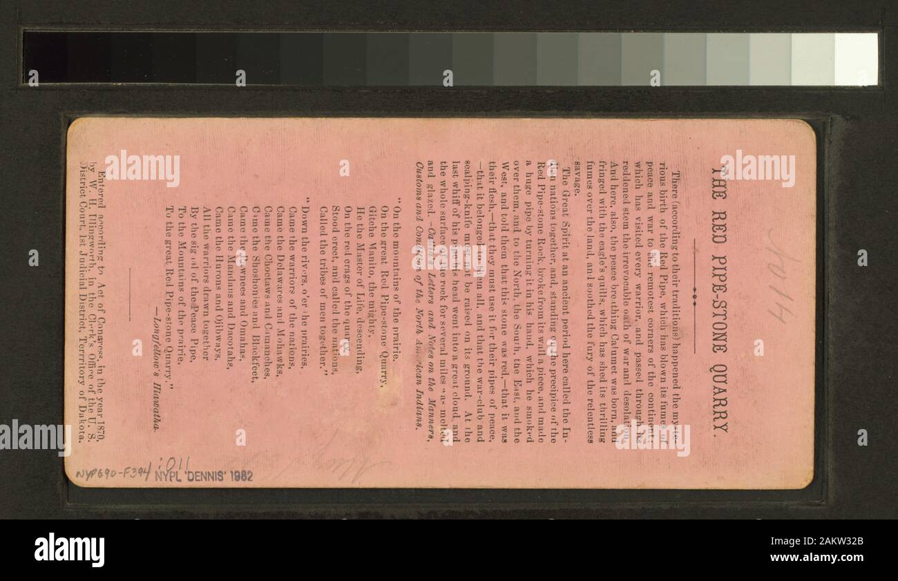 Red pipe-stone quarry Red pipe-stone quarry.; Red pipe-stone quarry ...