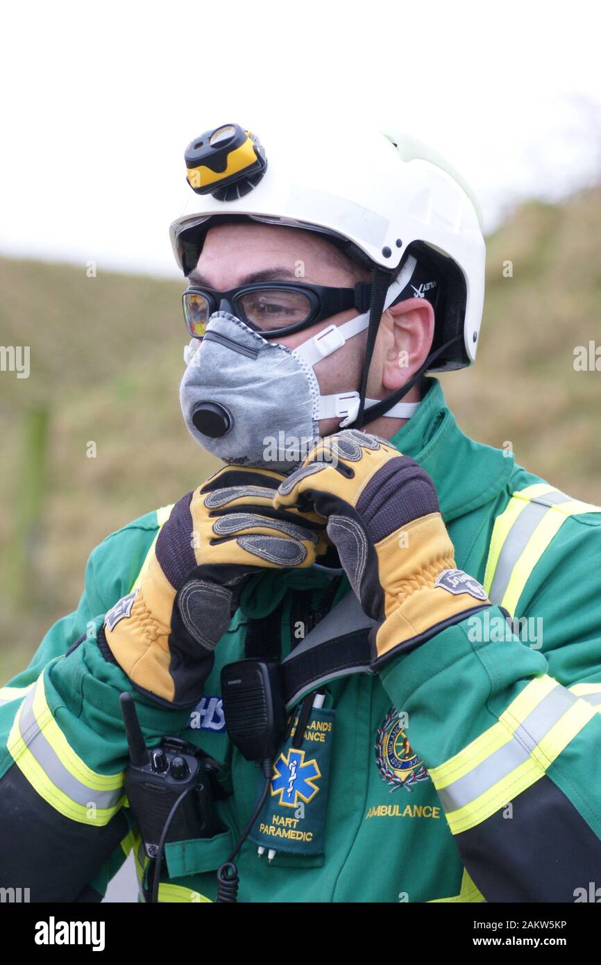 HART Team at building explosion, building collapse Stock Photo - Alamy