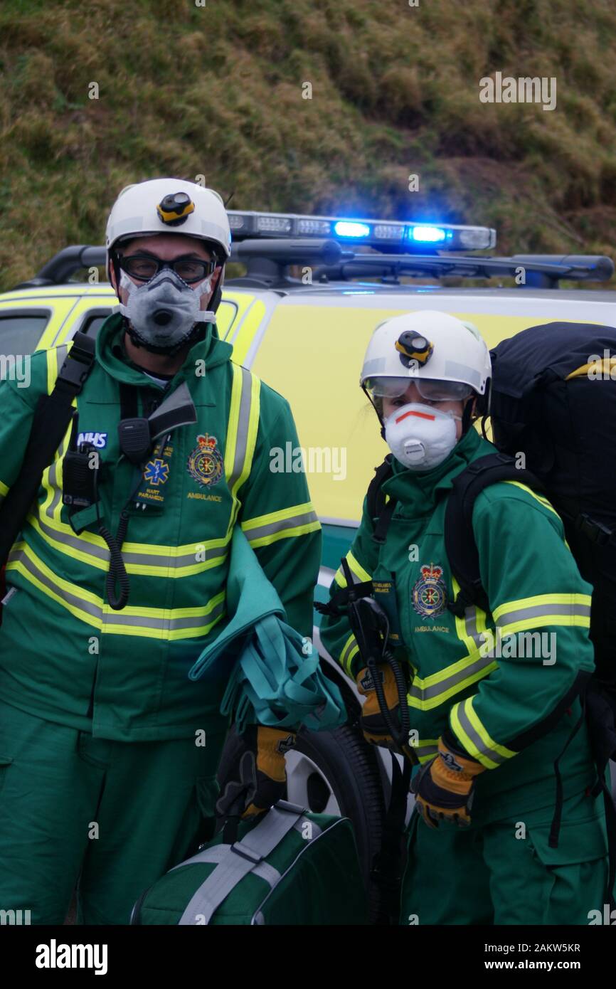 HART Team at building explosion, building collapse Stock Photo - Alamy
