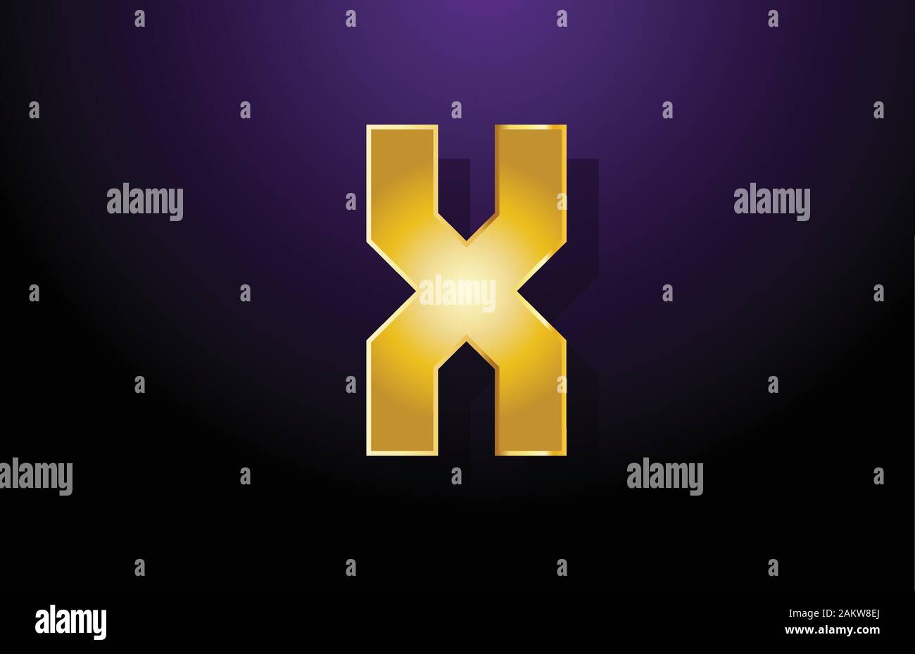 gold golden yellow letter X alphabet logo icon design for company ...