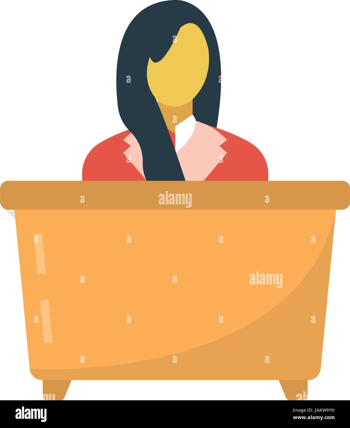 Profile reception Cut Out Stock Images & Pictures - Alamy