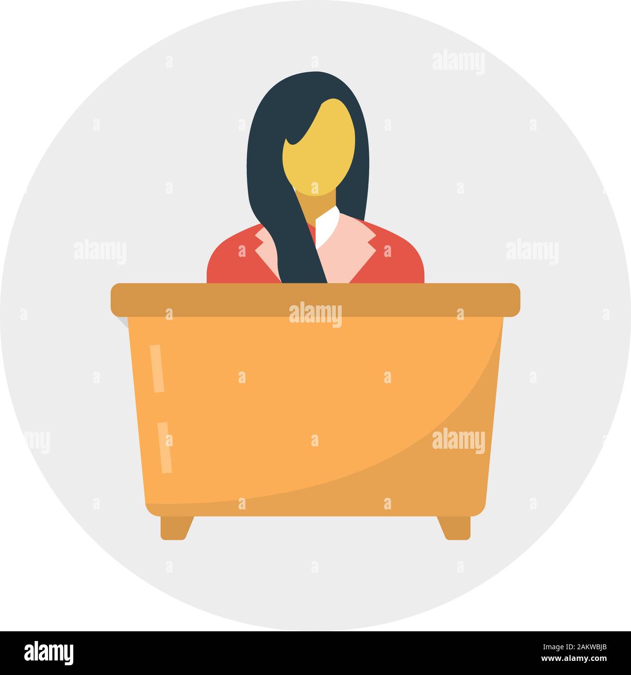 Reception table Stock Vector Images - Alamy