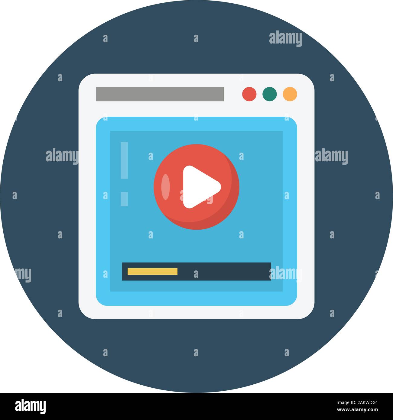 Tutorial icon website button hi-res stock photography and images - Alamy