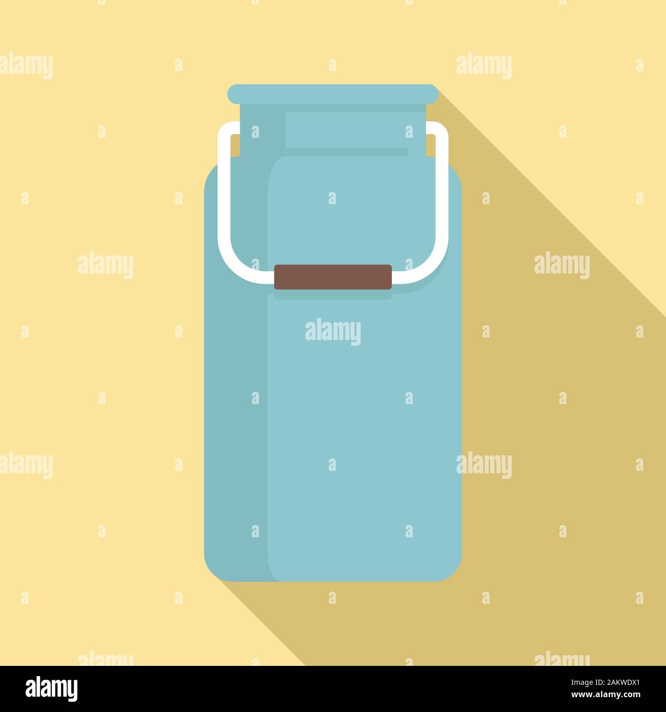 Silver handle box Stock Vector Images - Alamy