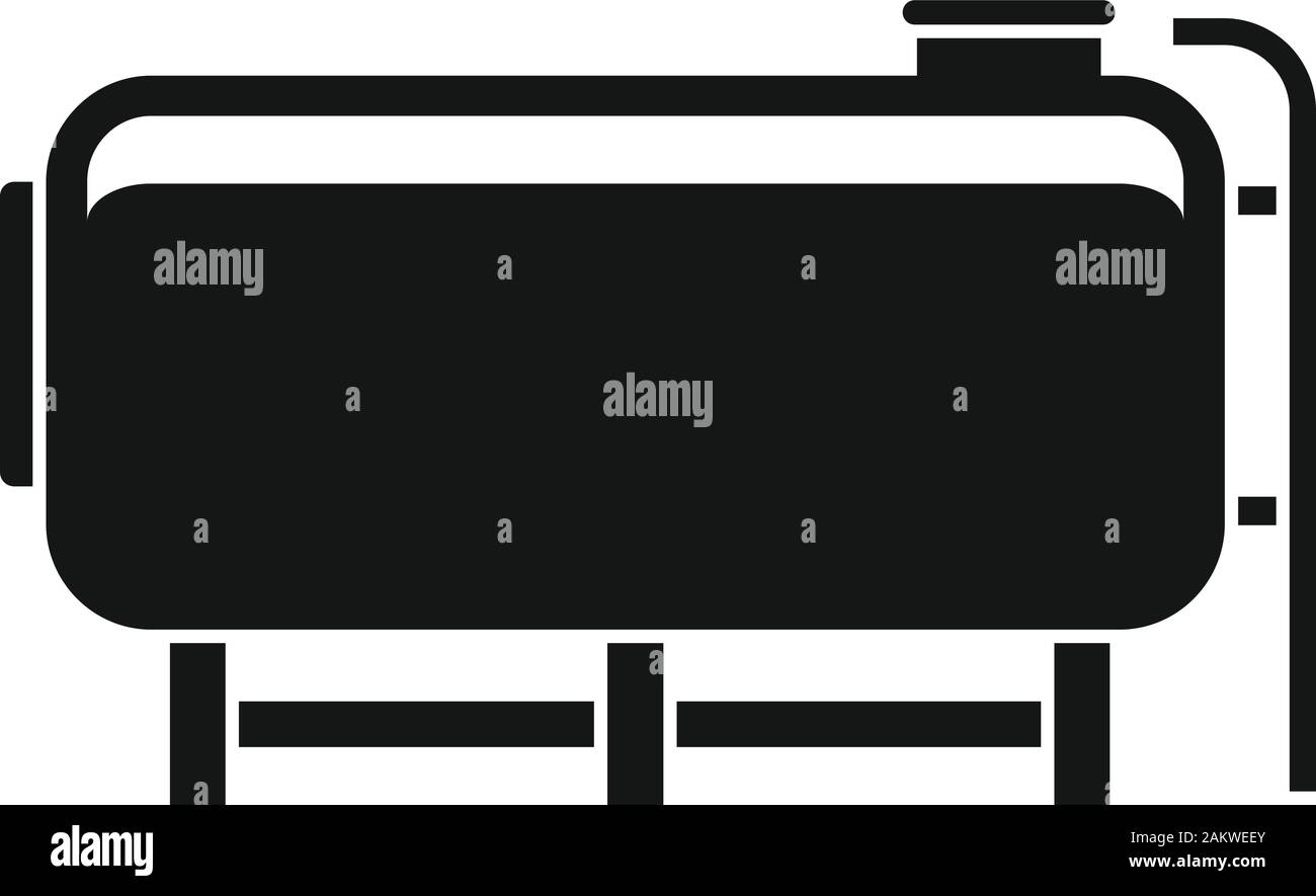 Milk tank icon. Simple illustration of milk tank vector icon for web ...