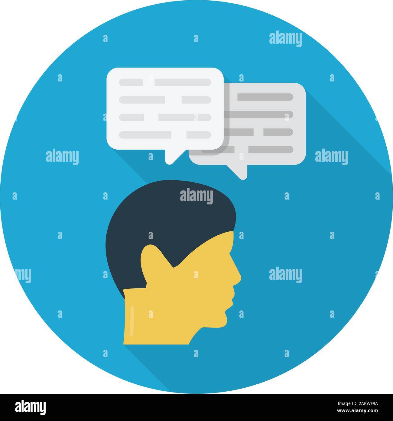 Live discussion Stock Vector Images - Alamy