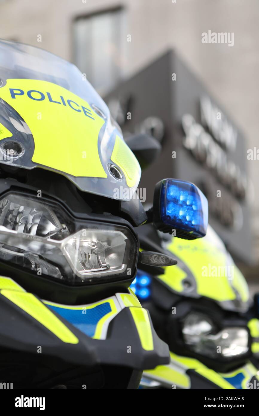 New motorbikes that have been purchased by the Metropolitan Police for ...