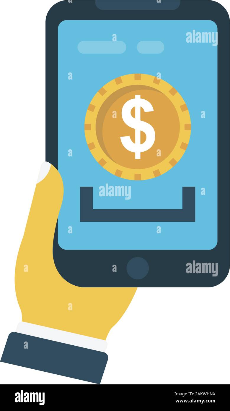 Withdraw money online Cut Out Stock Images & Pictures - Alamy