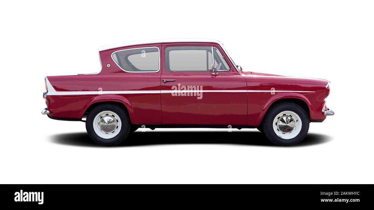 Classic british ford car Cut Out Stock Images & Pictures - Alamy