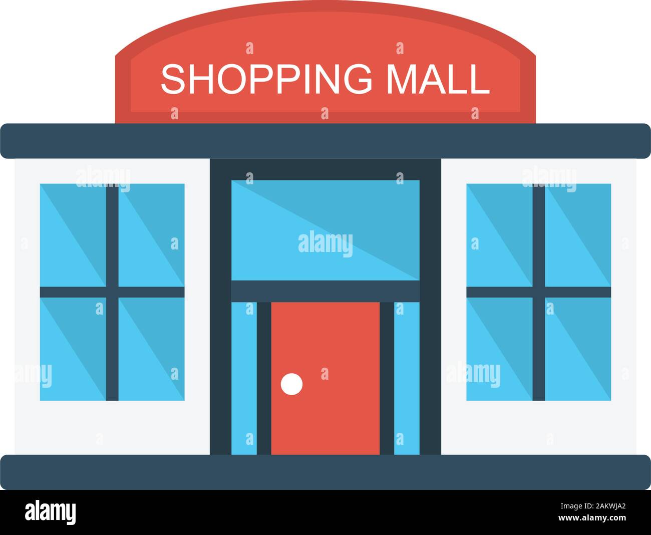 Shopping mall exterior Cut Out Stock Images & Pictures - Alamy