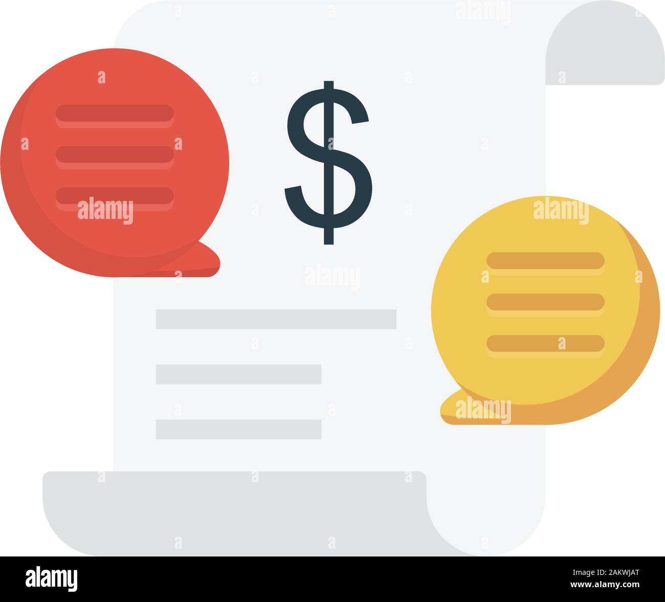 Invoice invoicing vector receipt business hi-res stock photography and ...