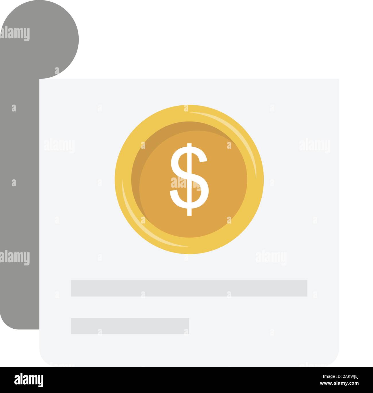 Paid bill Stock Vector Images - Alamy