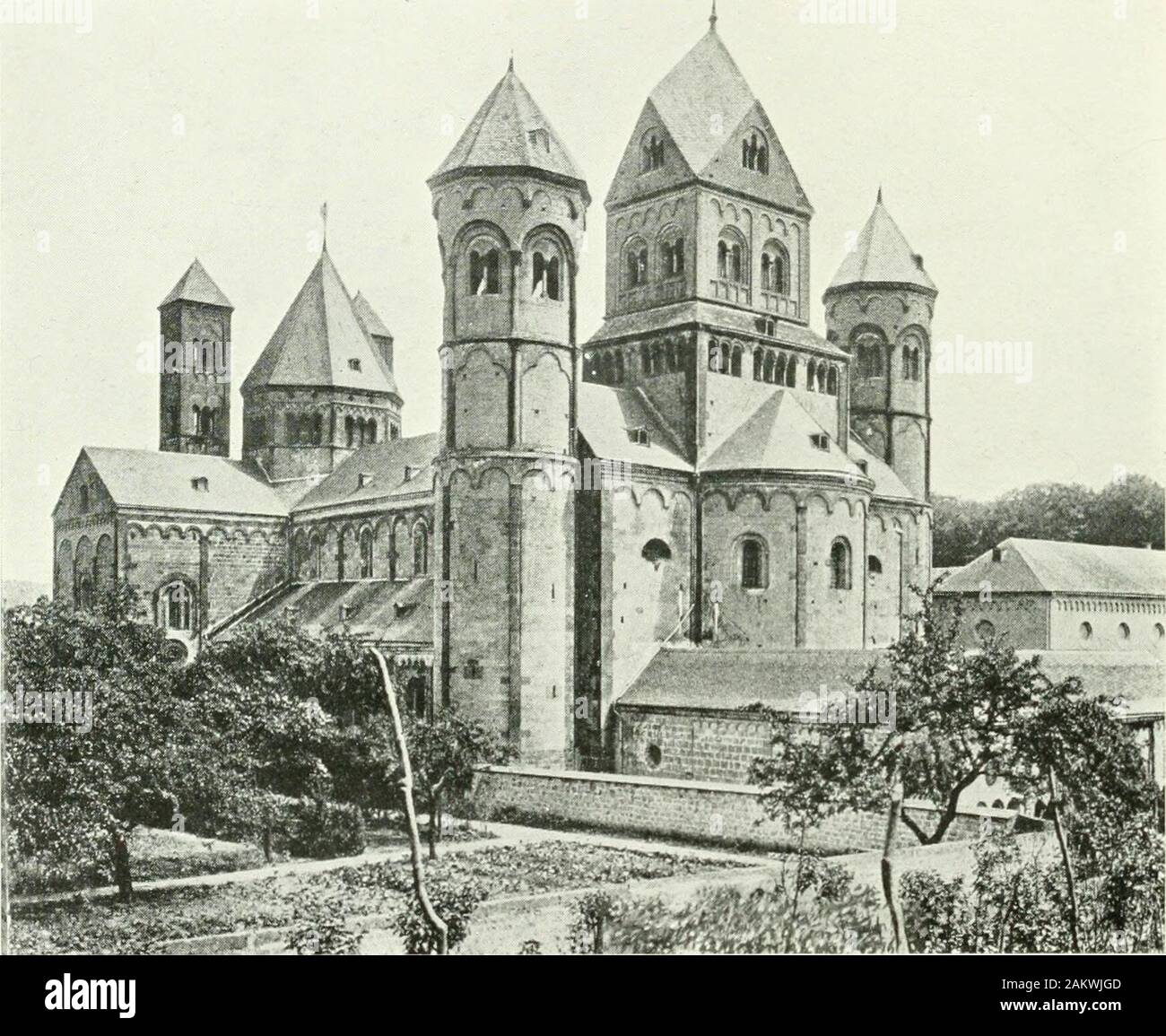 Byzantine and Romanesque architecture . MAINZ CATHEDRAL ? Plate XC ...