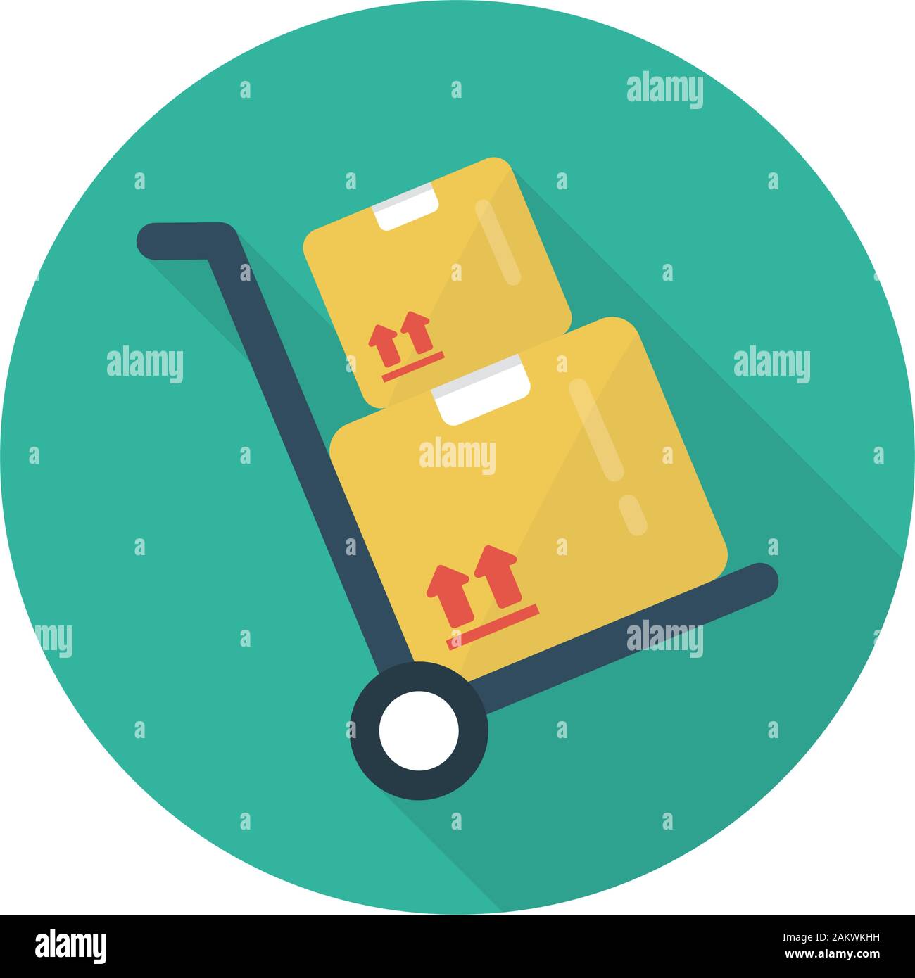 Package dolly Stock Vector Images - Alamy