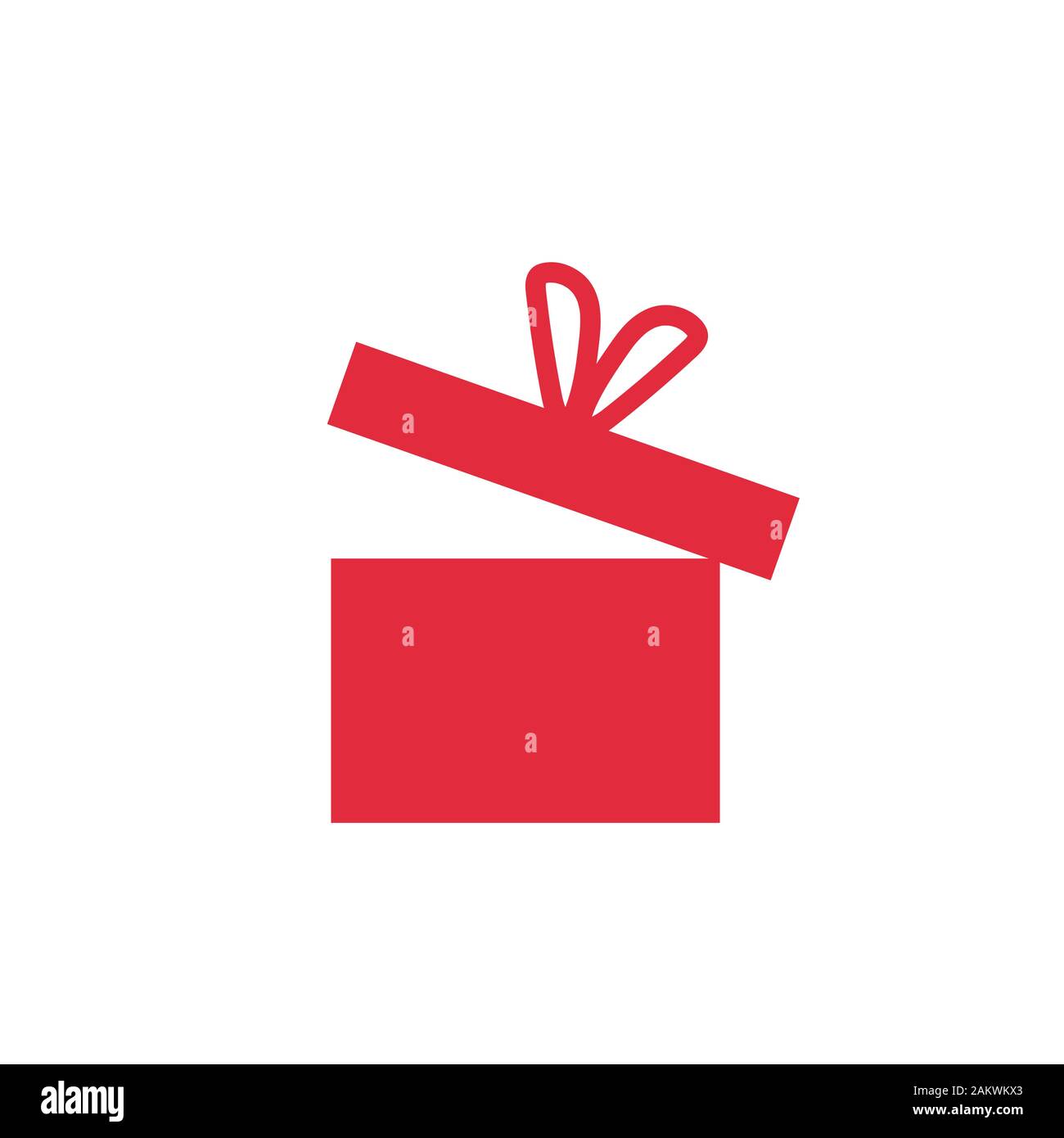 Red Gift Box Vector