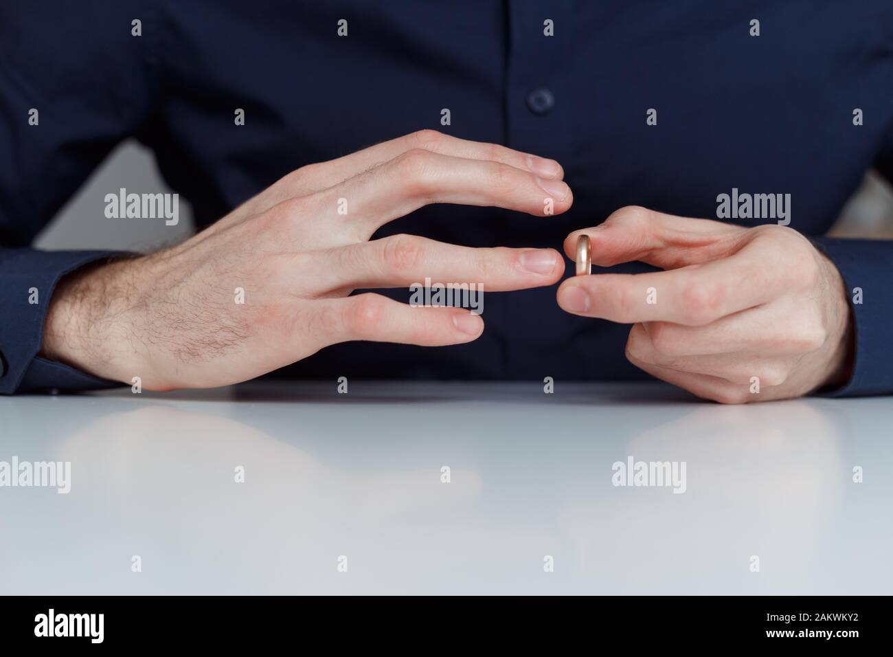 Man taking off ring hi-res stock photography and images - Alamy