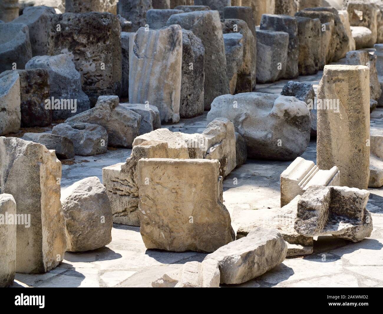 Archaeological excavations of ancient Greek civilization, the island of ...