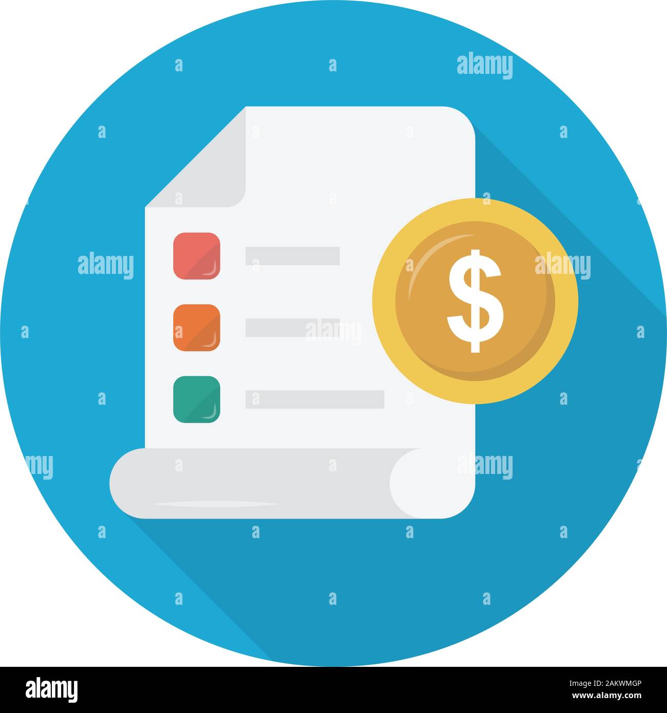 Paid bill Stock Vector Images - Alamy