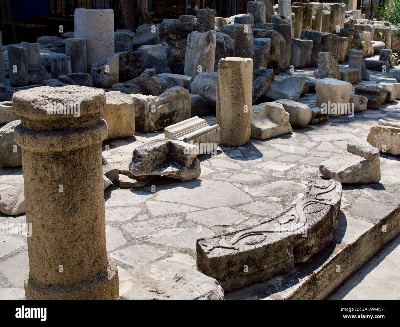 Archaeological excavations of ancient Greek civilization, the island of ...