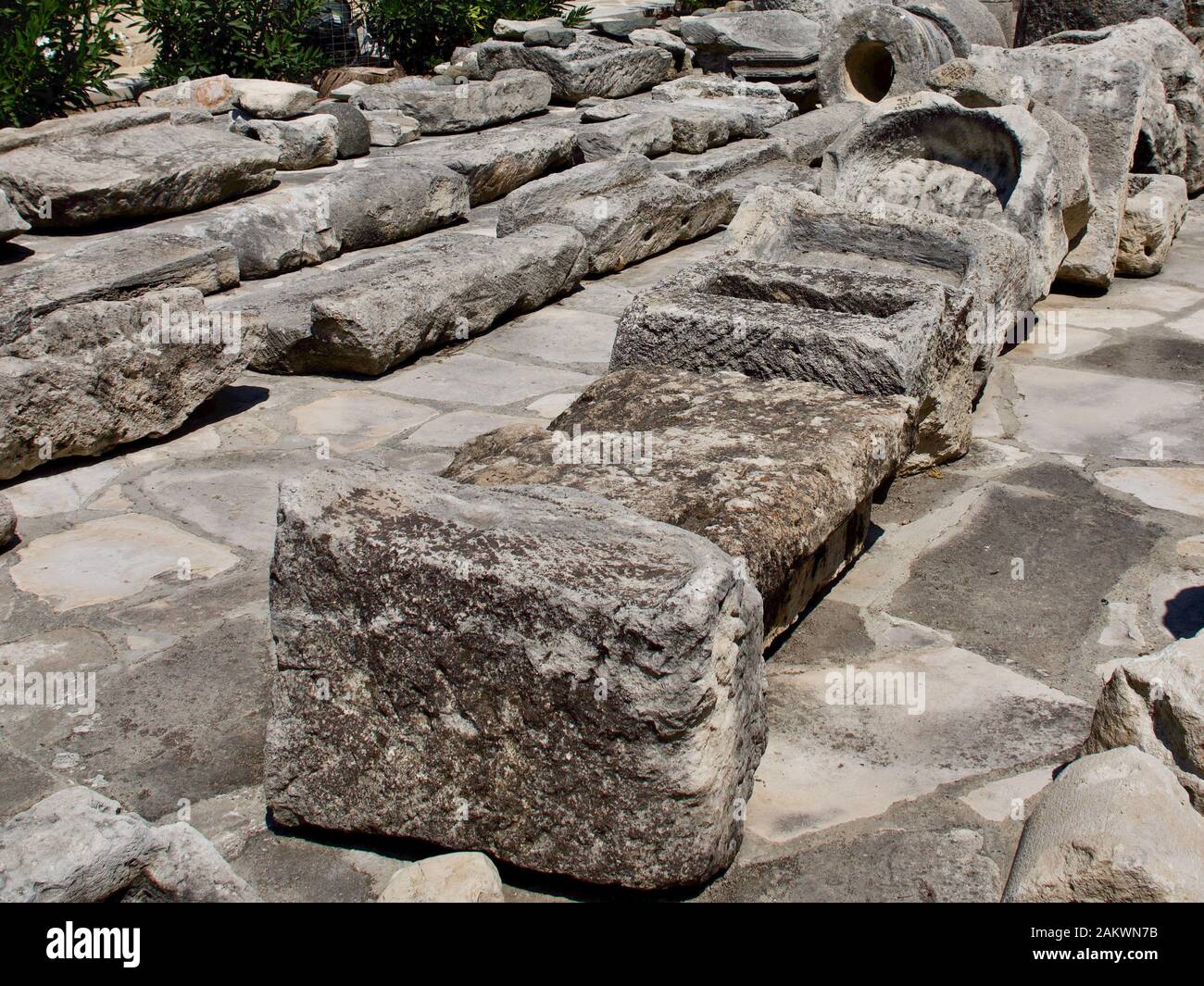 Archaeological excavations of ancient Greek civilization, the island of ...