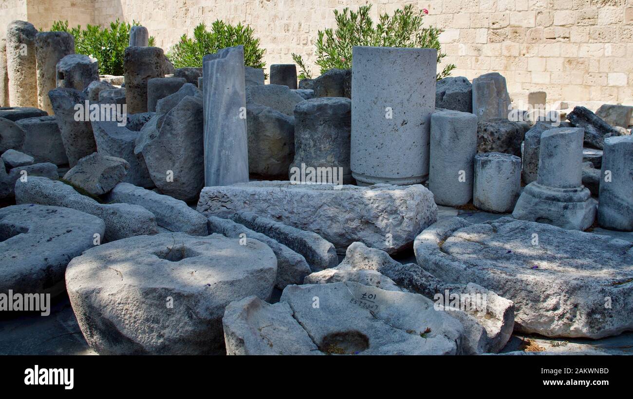 Archaeological excavations of ancient Greek civilization, the island of ...