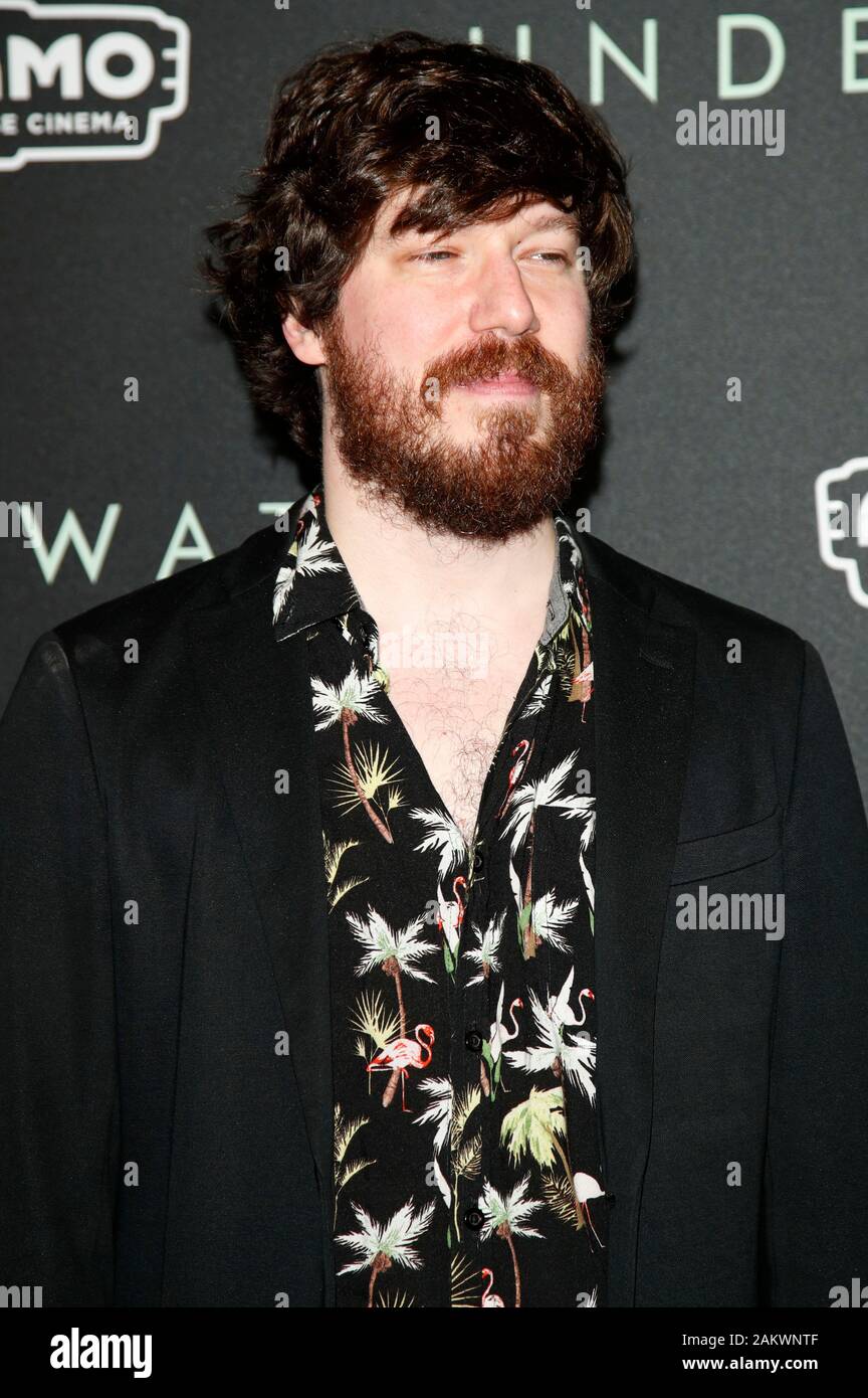 John Gallagher Jr. attending the 'Underwater' screening at the Alamo ...
