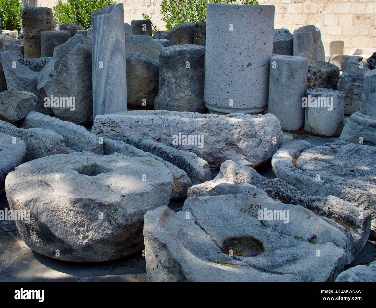 Archaeological excavations of ancient Greek civilization, the island of ...