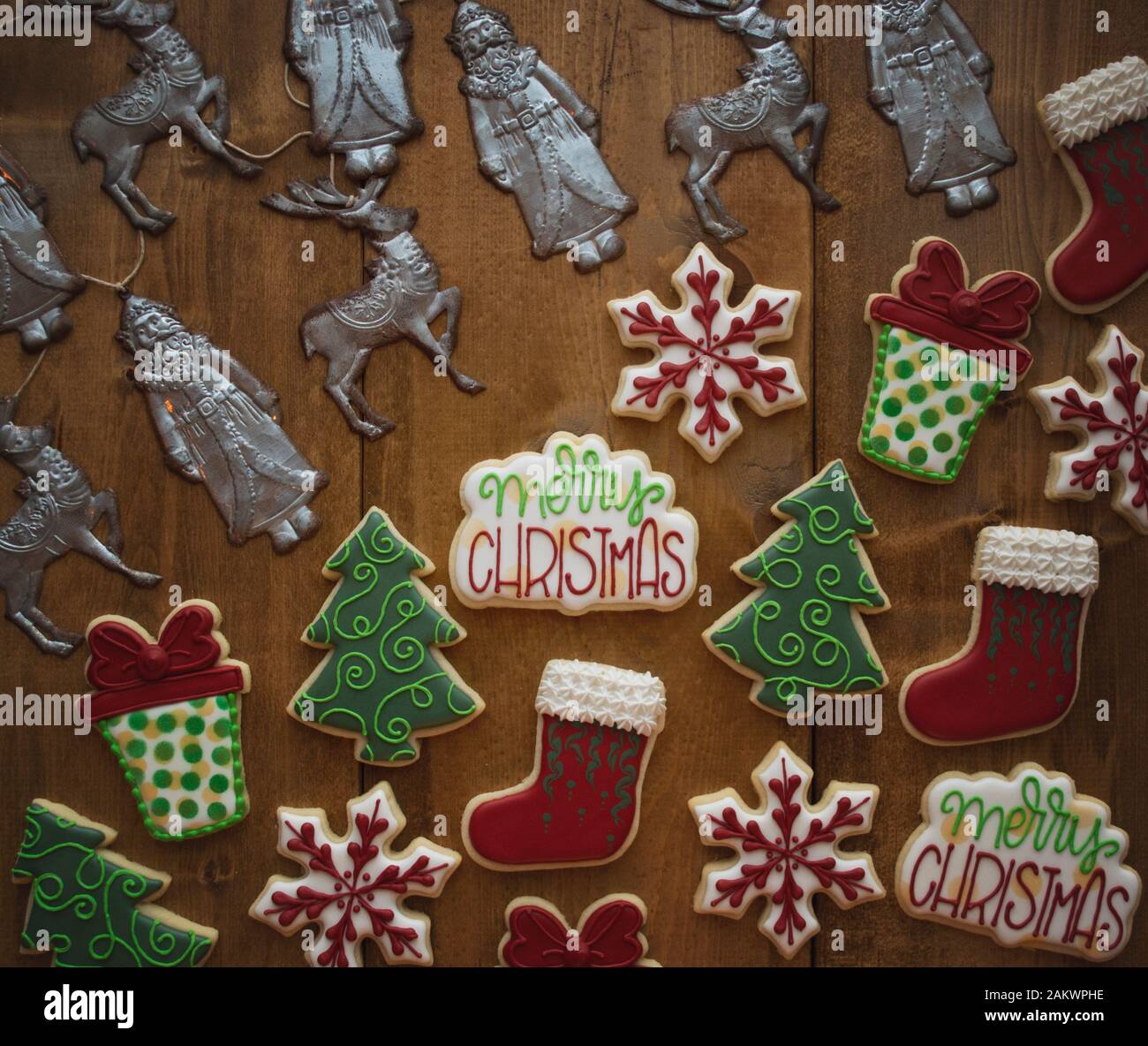 Christmas stocking cookies hi-res stock photography and images - Alamy