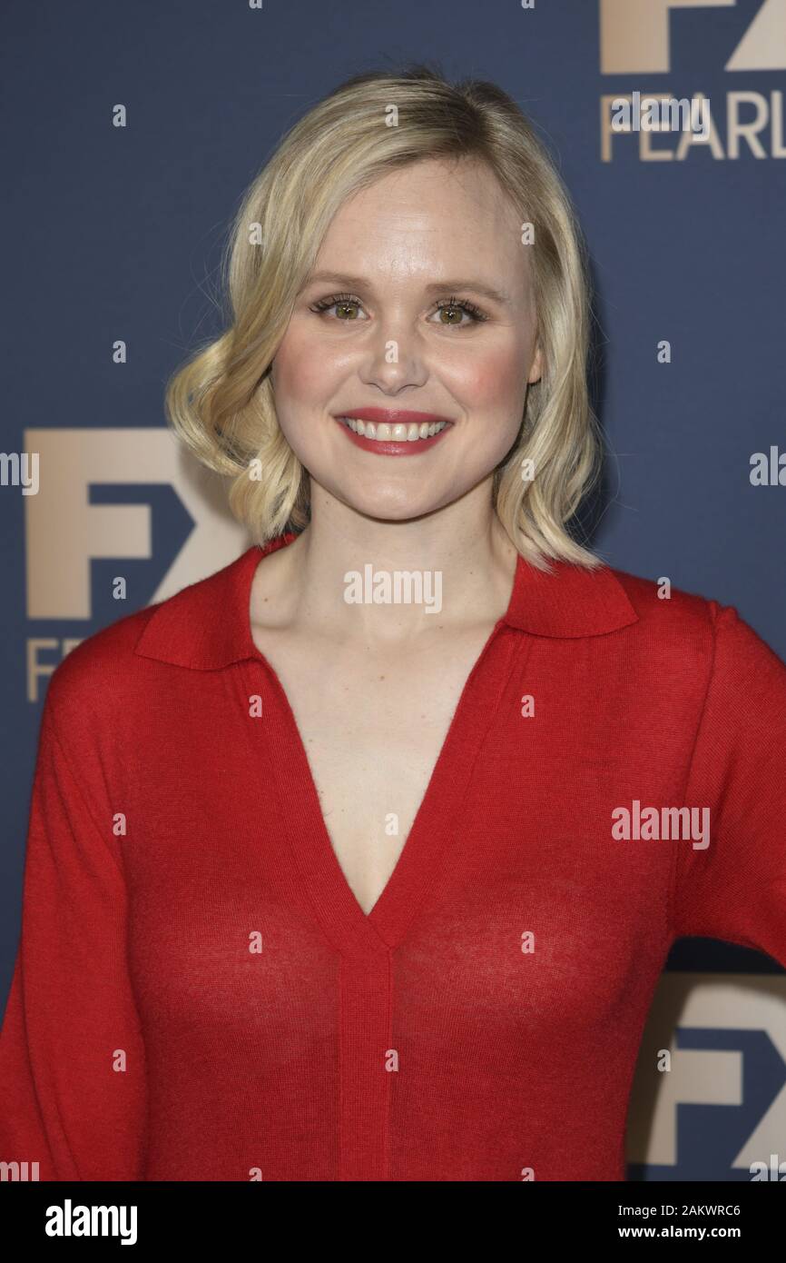 January 9, 2020, Pasadena, California, USA: ALISON PILL at the FX ...