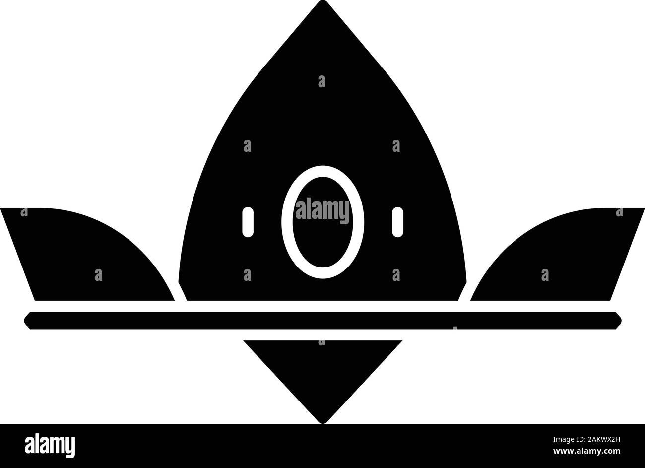 Crown of queen glyph icon. Royal emblem. Symbol of power. Headgear for ...