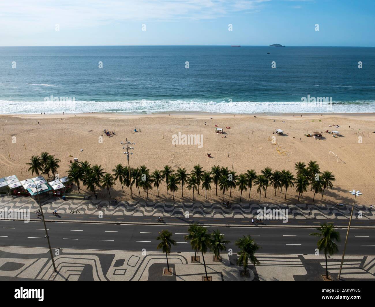 Copacabana beach, Copacabana, Rio de Janeiro, Brazil Stock Photo - Alamy