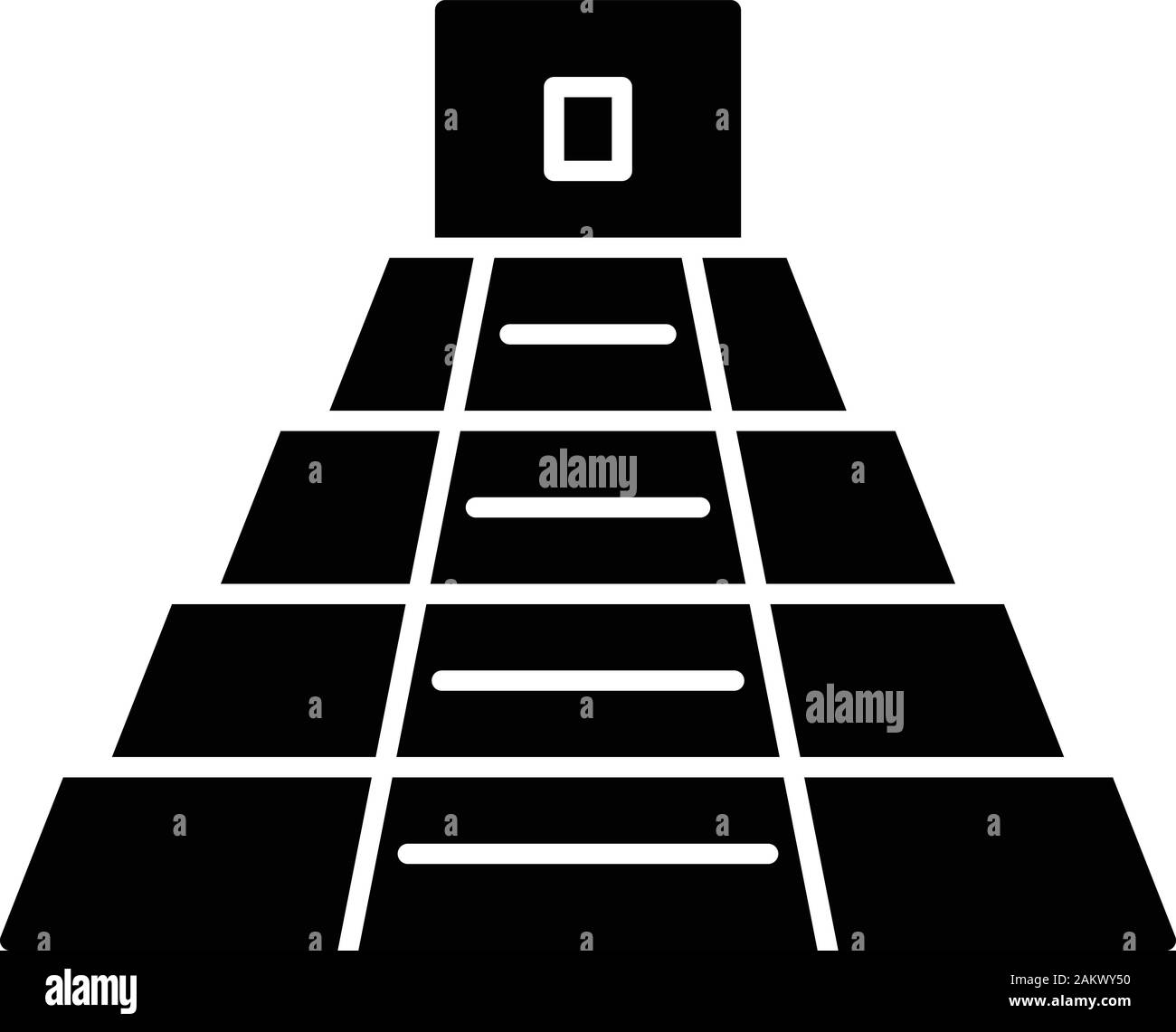 Mexican pyramid glyph icon. Teotihuacan. Mayan pyramid. Stairs up ... Mexican pyramid glyph icon. Teotihuacan. Mayan pyramid. Stairs up ...
