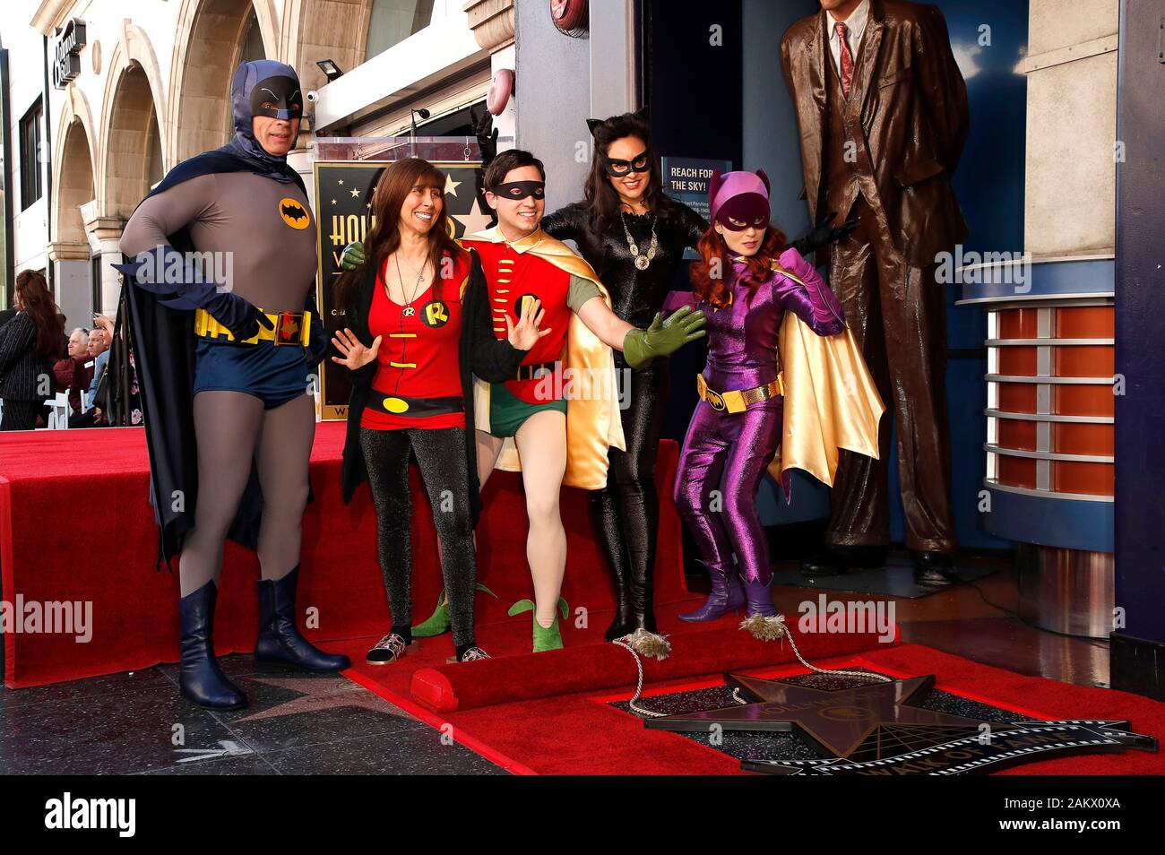 Los Angeles, USA. 09th Jan, 2020. Batman, Tracy Posner, Robin, Catwoman ...