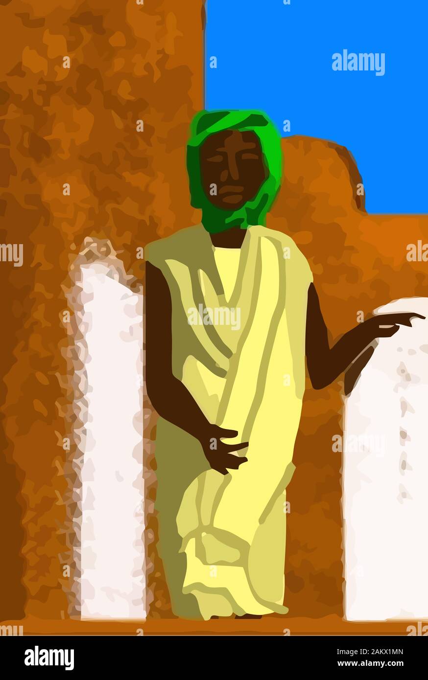 Green turban hi-res stock photography and images - Alamy