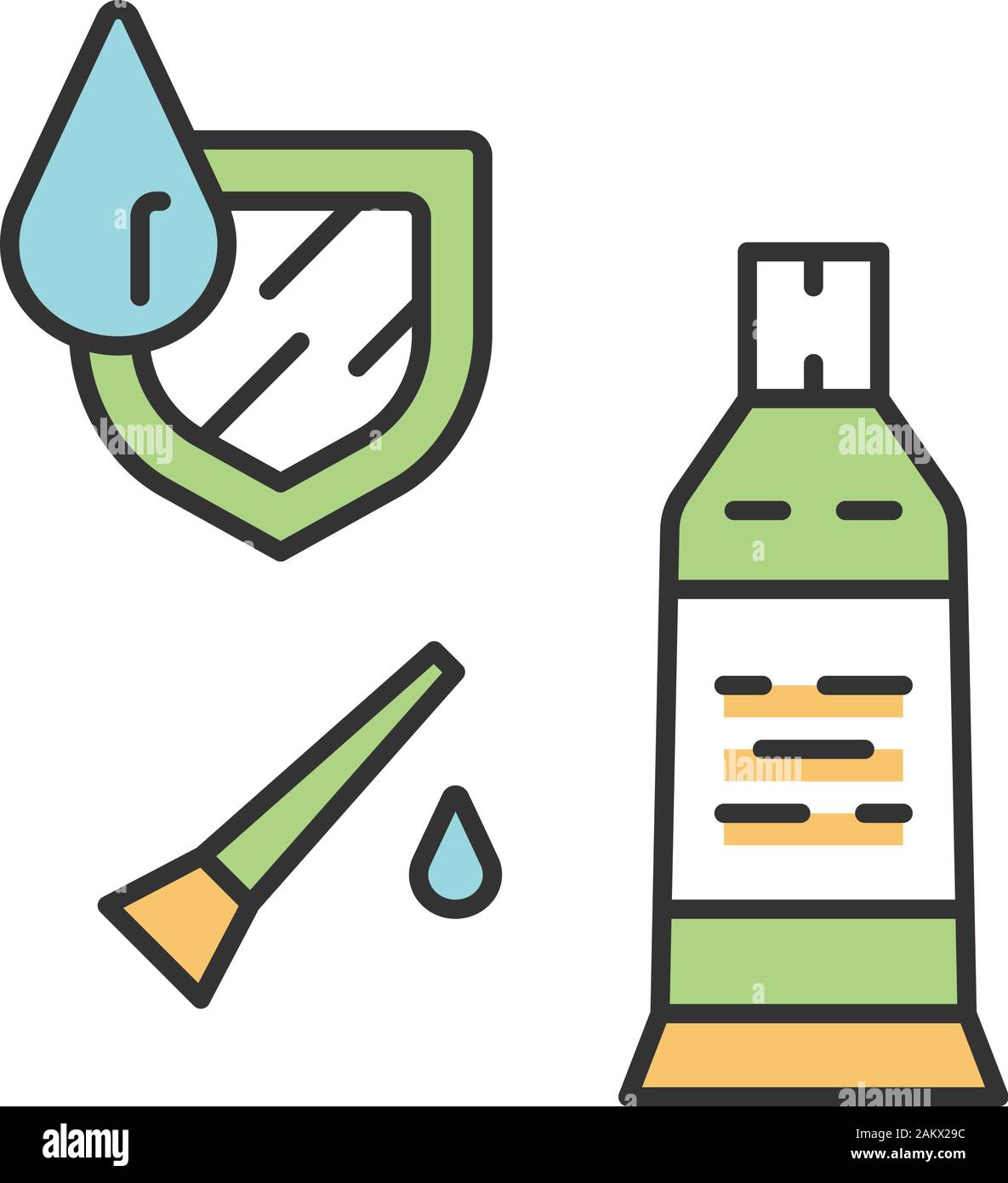 Weatherproof coating Stock Vector Images - Alamy