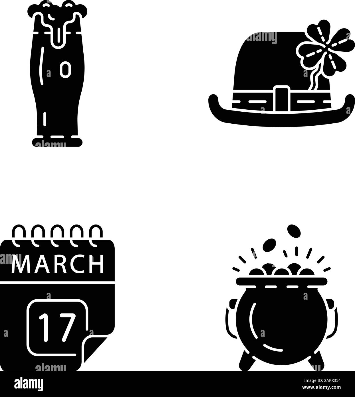 Irish symbols Black and White Stock Photos & Images - Alamy