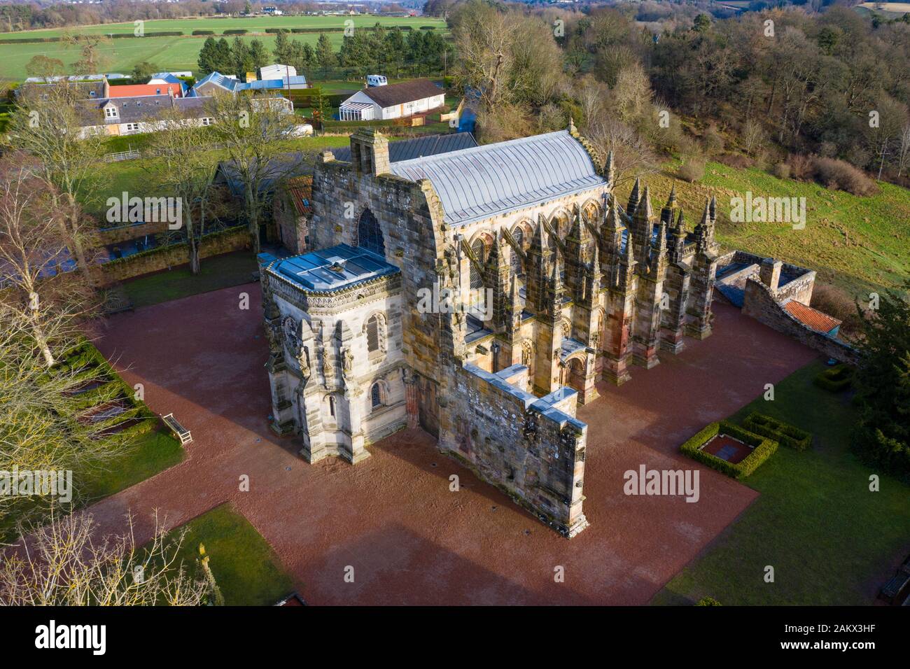 Rosslyn chapel exterior hi-res stock photography and images - Alamy