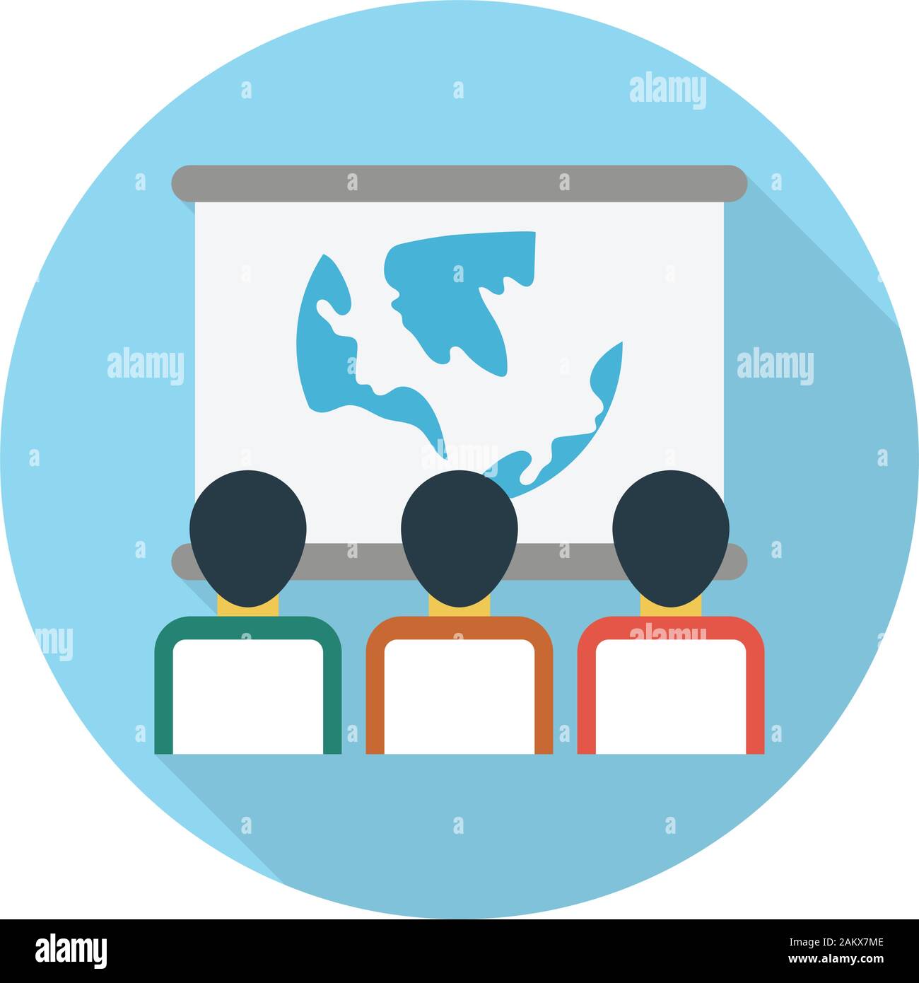 Training icon teacher learner classroom Cut Out Stock Images & Pictures ...