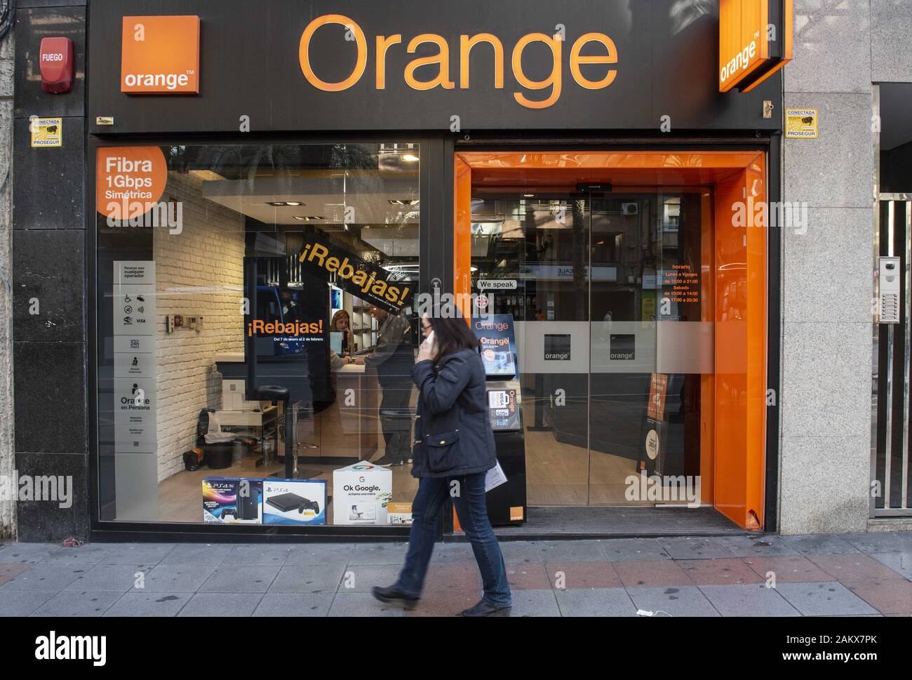 Logo orange telecommunications company logo sign hi-res stock ...