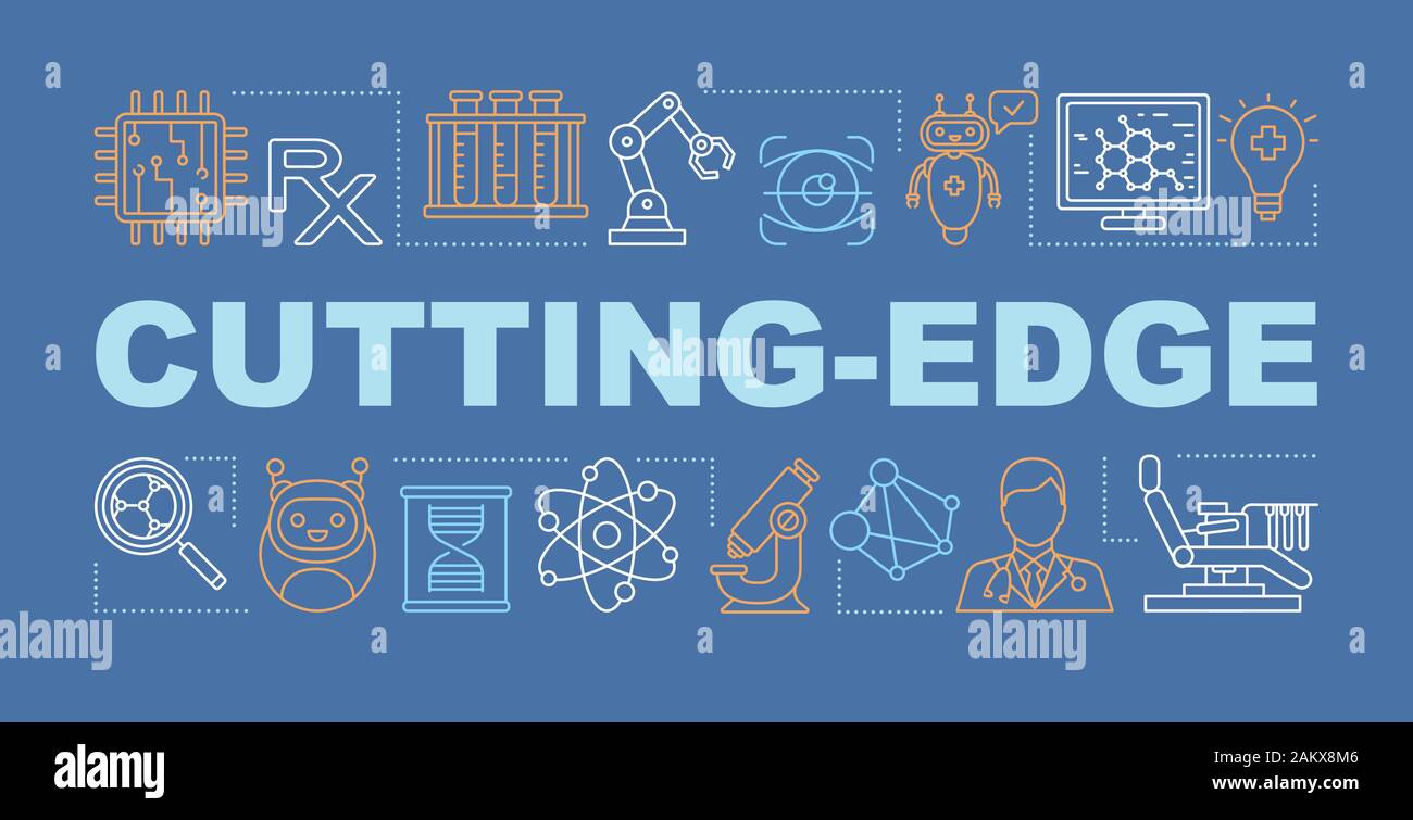 Cutting edge technology Stock Vector Images - Alamy