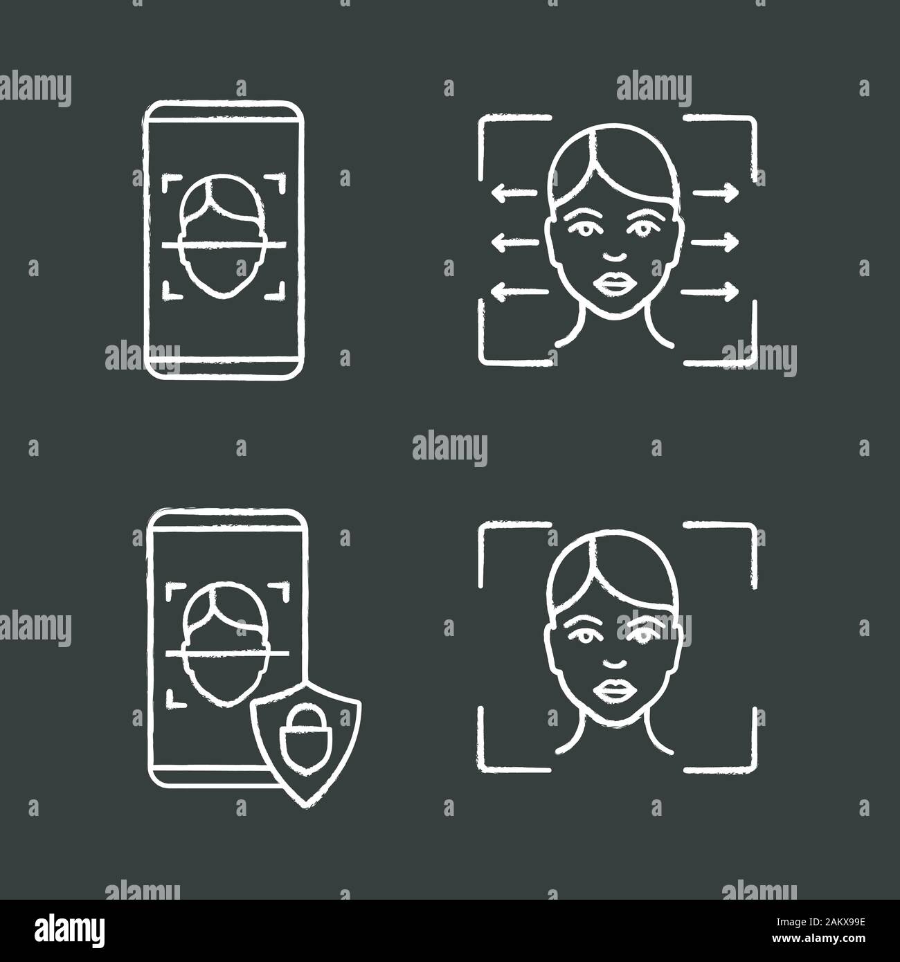 Faceprint Stock Vector Images - Alamy