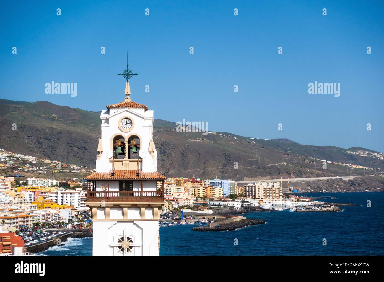 Candelaria, Tenerife, Spain - 27 December, 2019. Beautiful view on ...