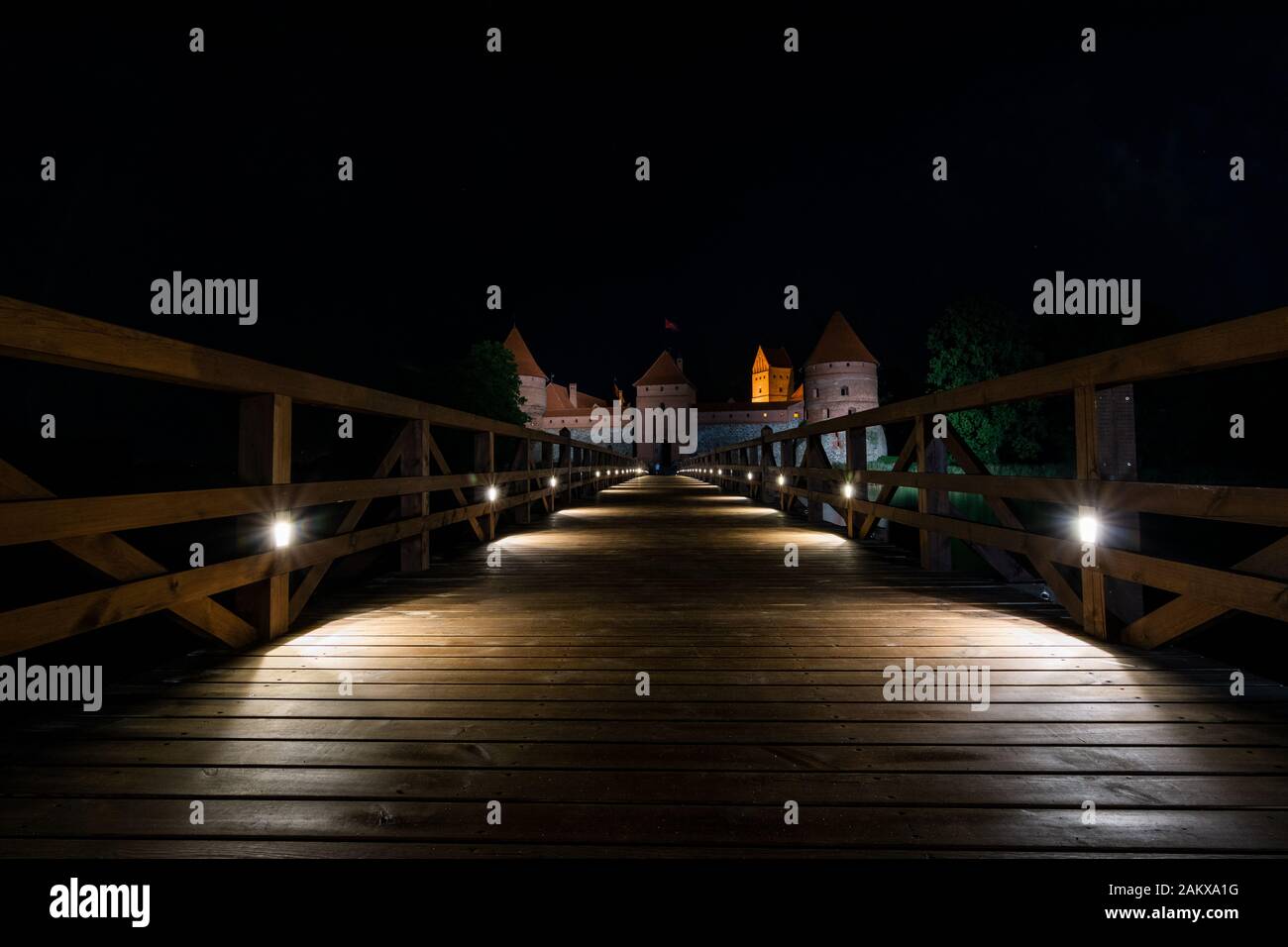 Trakai Castle Night High Resolution Stock Photography and Images - Alamy