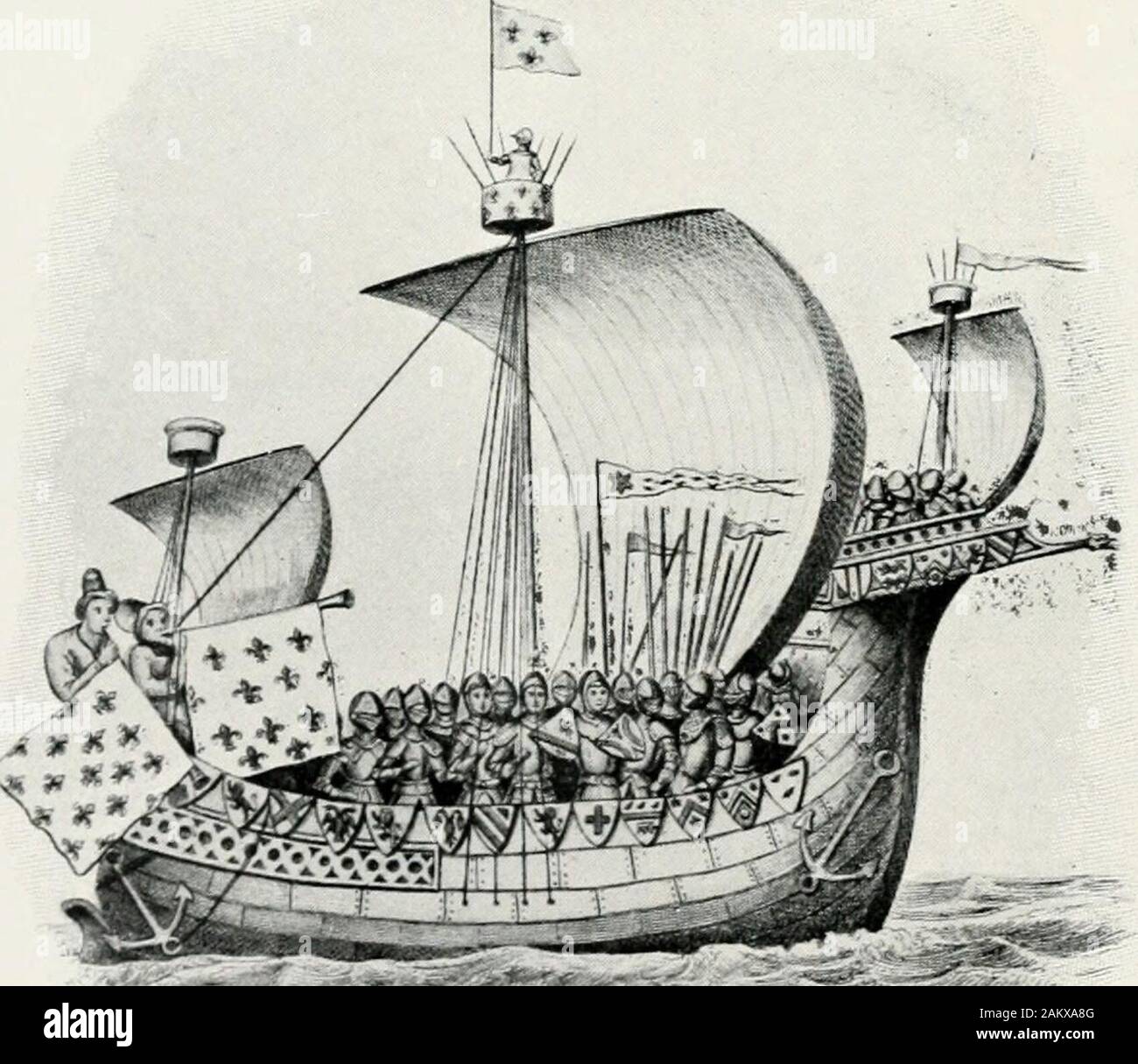 Heresies of sea power . SHIP OF THE SPANISH ARMADA.. SHIP OF WILLIAM ...