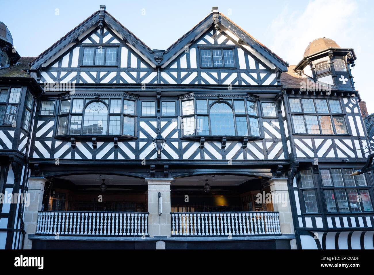 Chester rows medieval hi-res stock photography and images - Alamy