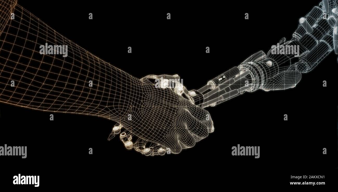 Labor Automation System as a Technology Concept Stock Photo - Alamy