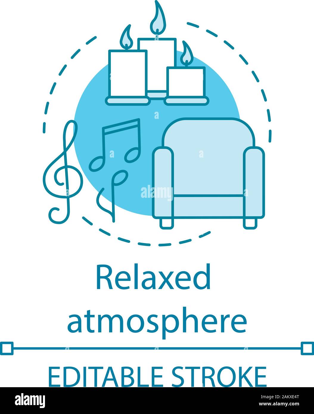 Relaxed atmosphere Stock Vector Images - Alamy