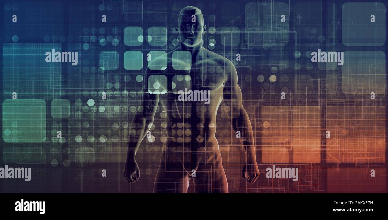Disruptive Technology of the Human Body and Mind Stock Photo - Alamy