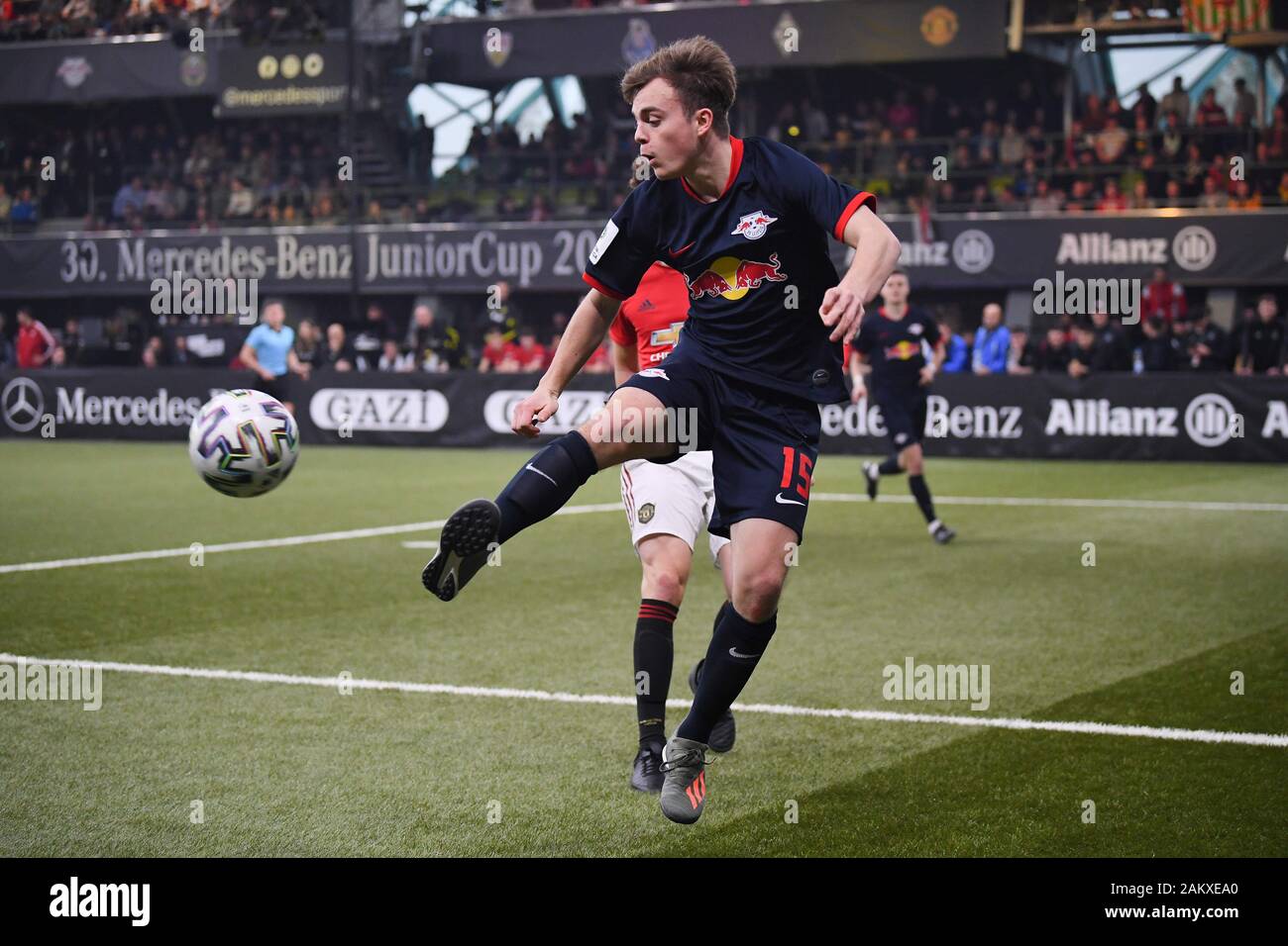 Linus Zimmer (RB Leipzig). GES / Fussball / Mercedes-Benz JuniorCup ...